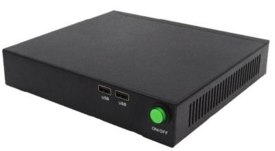 China Fan Cooling Mini Desktop PCs Intel Multi Thread I3 Dual Core CPU Aluminium Alloy Shell for sale