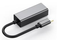 China Laptop USB Type C Converter RJ45 1000Mbps Drive Free Grey / Silver for sale