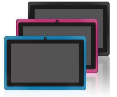 China 7 Inch A33 Quad Core Kids Touch Screen Tablet Purple 1024*600 HD Display for sale