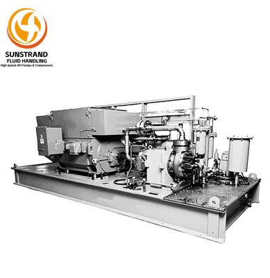 China HMP 5000 Overhung Impeller Integrally Geared Multi Stage Pumps Section View Performance for sale