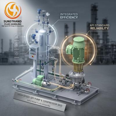 China 37KW Sundyne LMV 322 Replacement High Speed Centrifugal Pumps 4.0MPa for sale