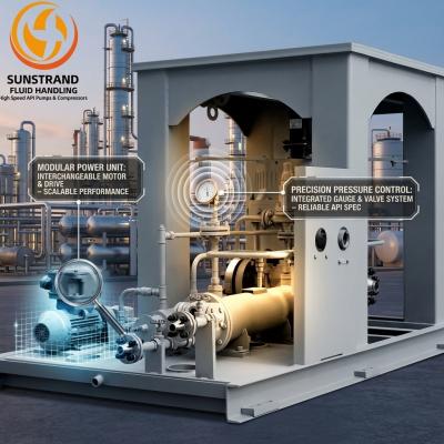 China High Speed API 610 Vertical Centrifugal Pump 74 M3/Hr 400 Gpm Sundyne LMV 341 Replacement for sale