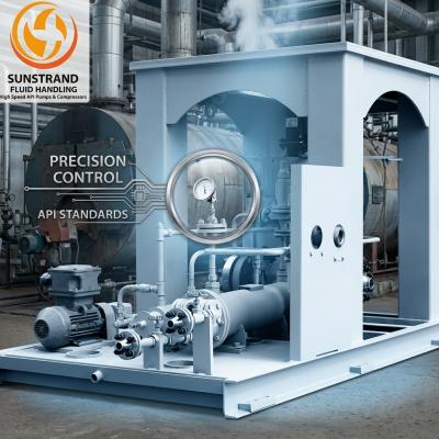China Lean Amine Circulation High Speed Centrifugal Pump 110 kW API 610 OH6 60 M3/Hr Gas Sweetening for sale