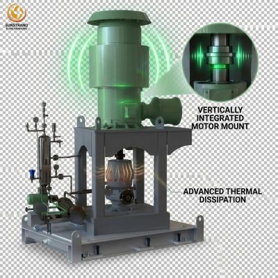 China Amine Gas Sweetening MDEA Circulation High Speed Centrifugal Pump API 610 OH6 for sale