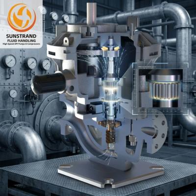 China Boiler Feed High Head Low Flow High Speed Centrifugal Pump 442 m TDH API 610 for sale