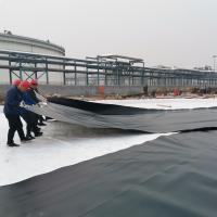 China 1mm 1.5mm HDPE Geomembrane Liner for Shrimp Pond Aquafarm After-sale Service Included for sale