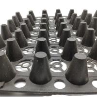 China Modern Design Black Green HDPE Impounding Drainage Cell Mat Board for Drainage System for sale