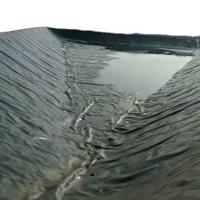 China Eco-Friendly Geomembrane for Fish Pond 0.5mm Thickness from Length 50-200m / Roll for sale