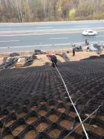 China Geocell Ground Enhancement Cellular System for Road Basement Gravel Stabilization for sale