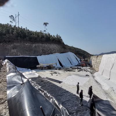 China Waterproof HDPE Geomembrane Landfill Liner with 1m-10m Width and 100% Virgin Material for sale