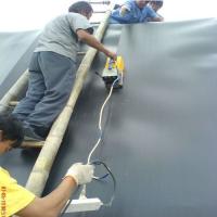 China Waterproof Black Color 100% Virgin HDPE 1.0mm Geomembrane for Chemical Containment for sale