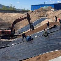 China 1-6m Width Impermeable Geomembrane for Industrial Design Style Fish Pond Waterproofing for sale