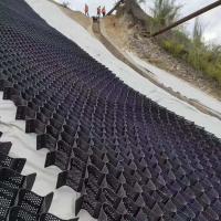China Green Gravel Grid Geocells for Slope Protection on Driveways Highways and Railways for sale