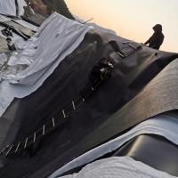 China Industrial Design Style Double Smooth Surface Composite Geomembrane Membrane 0.2-3mm for sale