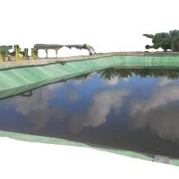 China 1m-10m Width HDPE Geomembrane for Industrial Design within Dam Landfill Aquaculture for sale