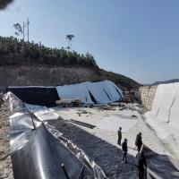 China 1m-10m Width HDPE Geomembrane for Industrial Design within Dam Landfill Aquaculture for sale