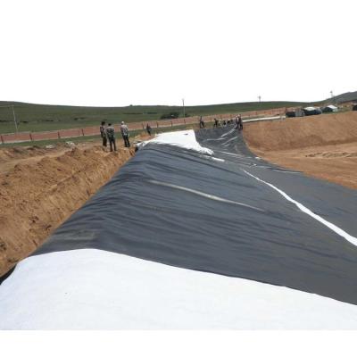 China 1m-10m Width Double Smooth Surface Fishpond Flexible HDPE Geomembrane for Aquaculture for sale