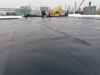 China 1m-10m Width HDPE Geomembrane for Fish Shrimp Tank 0.3-3mm ASTM Onsite Training Offered for sale