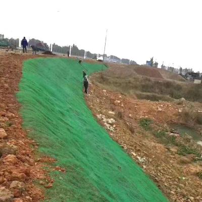 China Easy Set Black Green Erosion Control Mat for 3D Geomat on Railway and Mountain Slopes for sale