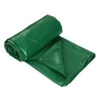 China 15m x 6m Plastic Sheet PVC Coated Tarpaulin Canvas Fabric for Municipal Projects for sale