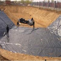 China 0.1mm 3mm HDPE Geomembrane Pond Liner for Fish Shrimp Farm 100% Virgin HDPE Material for sale