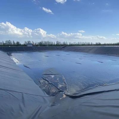 China Tenglu 0.1mm 3mm Black / Green / White / Blue HDPE Geomembrane Pond Liner for Fish Farm Pond for sale