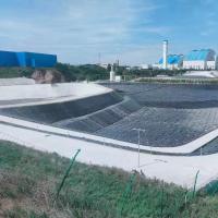 China Tenglu 0.1mm 3mm Black / Green / White / Blue HDPE Geomembrane Pond Liner for Fish Farm Pond for sale