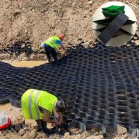 China 50mm-150mm HDPE Geocell Ground Enhancement Cellular System Plastic Grass Gravel Grid for sale