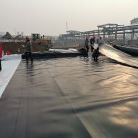 China Waterproofing Fish Farm Pond with 100% Virgin HDPE Geomembrane in Industrial Design for sale