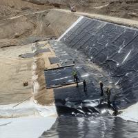 China Highly Effective HDPE Geomembrane for Landfill and Sewage Treatment GB/ASTM GRI-GM13 for sale