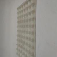 China 68mm Height Plastic Drainage Board for Roof Garden Protect Turf and Improve Drainage for sale
