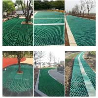 China Black Green HDPE Paver Grids for Driveway Parking Lot Drive Way 38mm 48mm 60mm for sale