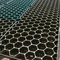 China Black Green HDPE Paver Grids for Driveway Parking Lot Drive Way 38mm 48mm 60mm for sale