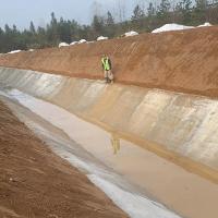 China Traditional Design 14Mpa Cement Canvas Blanket for Easy Ditch and Canal Construction for sale