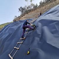 China High Tensile Strength 1.5mm HDPE Geomembrane Liner for Landfill Dam Fish Farm and Pond for sale