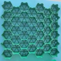 China Green Parking and Garden Honeycomb Gravel Grass Paver Manufactured from HDPE Plastic for sale