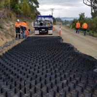 China ASTM GRI GM13 Standard Tenglu Geocell Ground Grid for Strong Foundation Reinforcement for sale