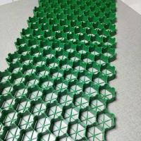 China Green Parking and Garden Honeycomb Gravel Grass Paver Manufactured from HDPE Plastic for sale