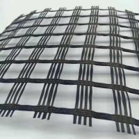 China Fiberglass Geogrid in PP Material for Slope Protection and Reinforcement in Outdoor for sale