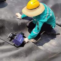 China Tenglu 0.2-1.5mm Plastic HDPE Geomembrane Welding Machine for PP HDPE PE PVC EVA for sale