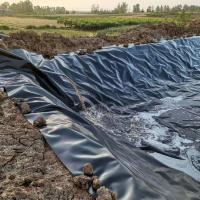 China Industrial 1.0mm Thick HDPE Geomembrane For Landfill Reservoir Dams for sale