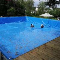 China Double Smooth 0.2mm-3mm HDPE Geomembrane Liner for Circular Fish Farm Plastic Water Tanks for sale