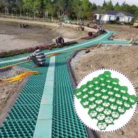 China Onsite Installation HDPE Plastic Green Grass Grid Parking Paver for Parking Lots for sale
