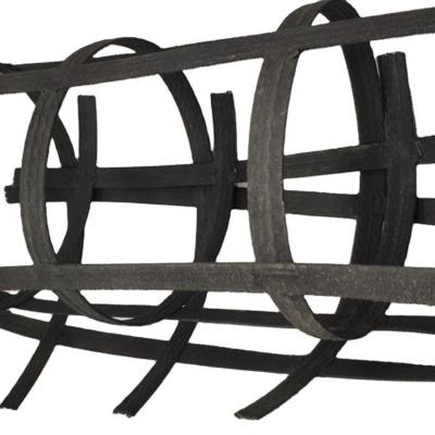 China High Tensile Strength Steel Plastic Geogrid for Road and Railway Construction in Made for sale