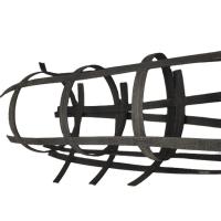 China Steel Plastic Geogrid in with Acid Resistant and Base Reinforcement Function for sale