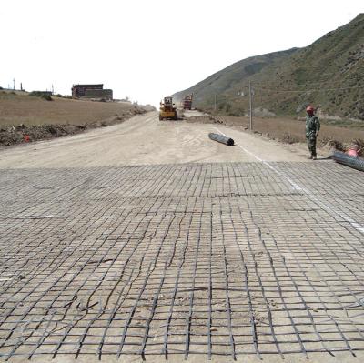 China Geogrid for Road Airport Railway Slope and River Bank Surface Resistance Engineering for sale