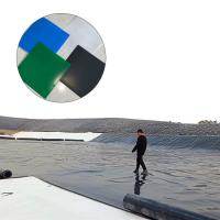China Anti-Seepage HDPE Black Geomembrane Liner for Chinese Made Fish Ponds and Reservoirs for sale