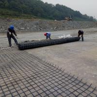 China Easier Construction of 1-6m Soil Stabilization with Black Steel PP Composite Geogrid for sale
