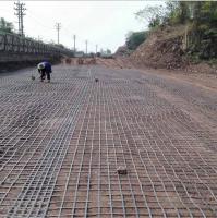 China Highways and Railways 100kn Steel Plastic Geogrid Road Surface Resistance Engineering for sale
