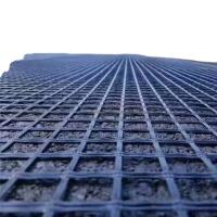 China Cement Pavement Reconstruction High Temperature Rutting Resistance Fiberglass Geogrid for sale